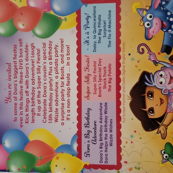 Nickelodeon | Toys | Dora Dvd Big Party Pack | Poshmark